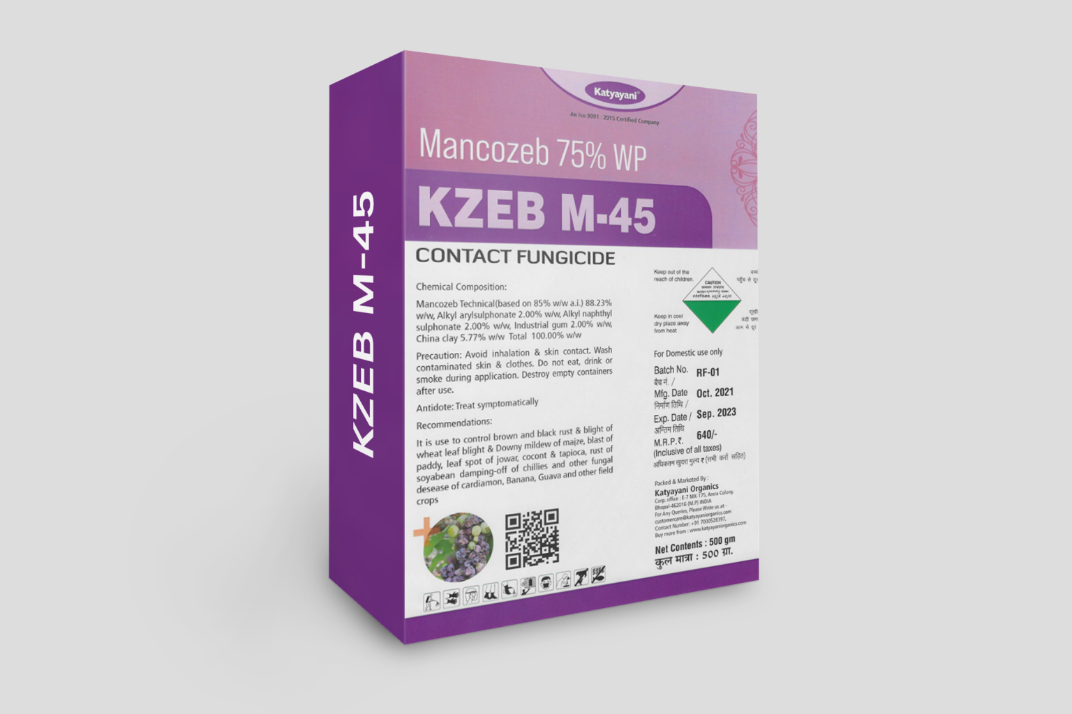 Mancozeb: Cơ chế tác dụng và hiệu quả trong điều trị nấm ở cây trồng ...